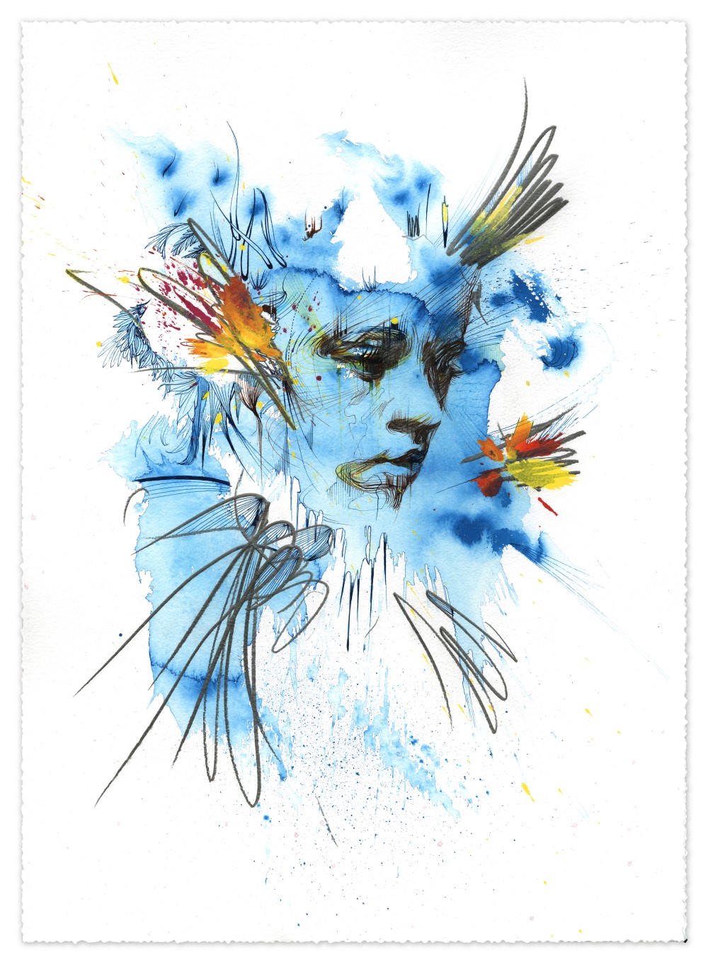 Carne Griffiths Blog – Artwork made with ink, tea and alcohol